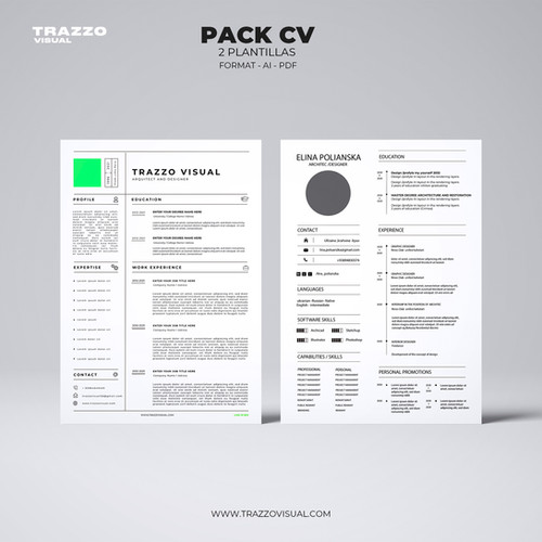 PACK CV 02 | Trazzo Shop