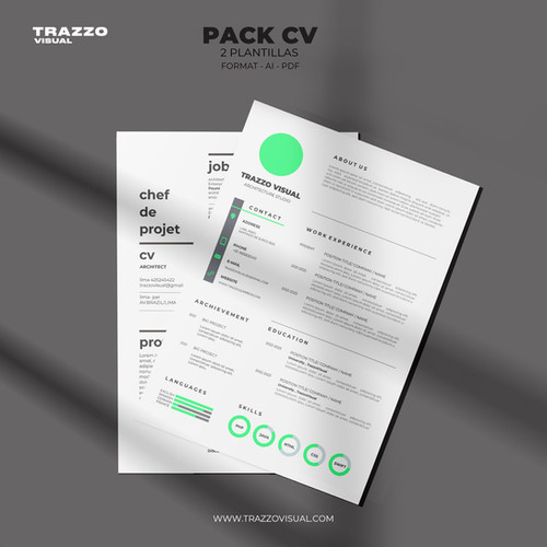 PACK CV 01 | Trazzo Shop