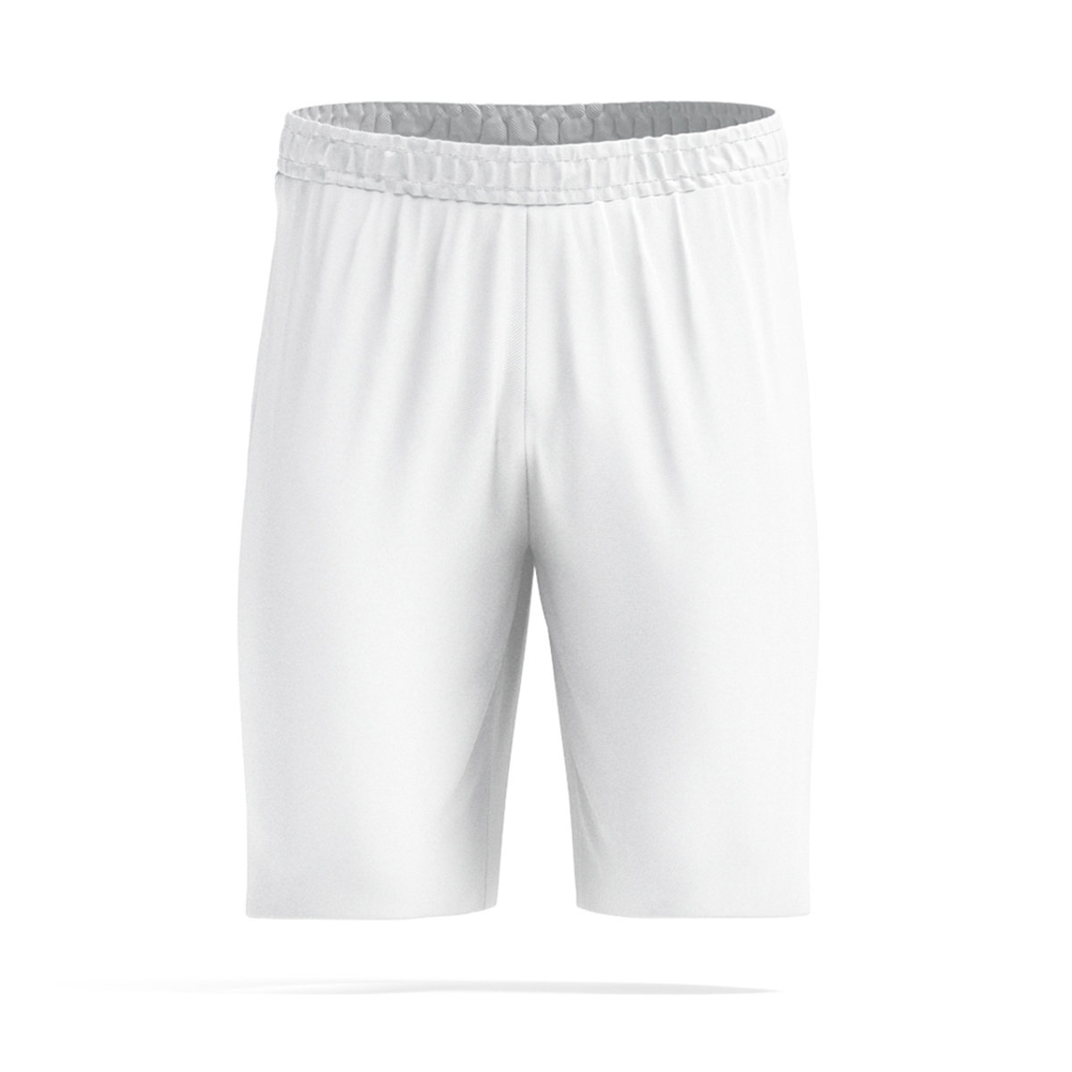 White Sport Shorts - men's soccer short pants 3D Model