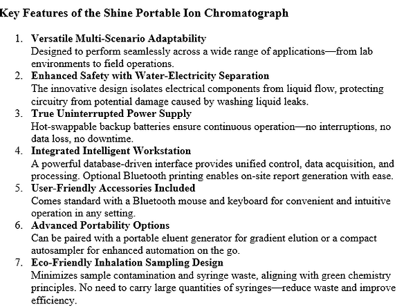 SHINE Portable IC | Scientronic