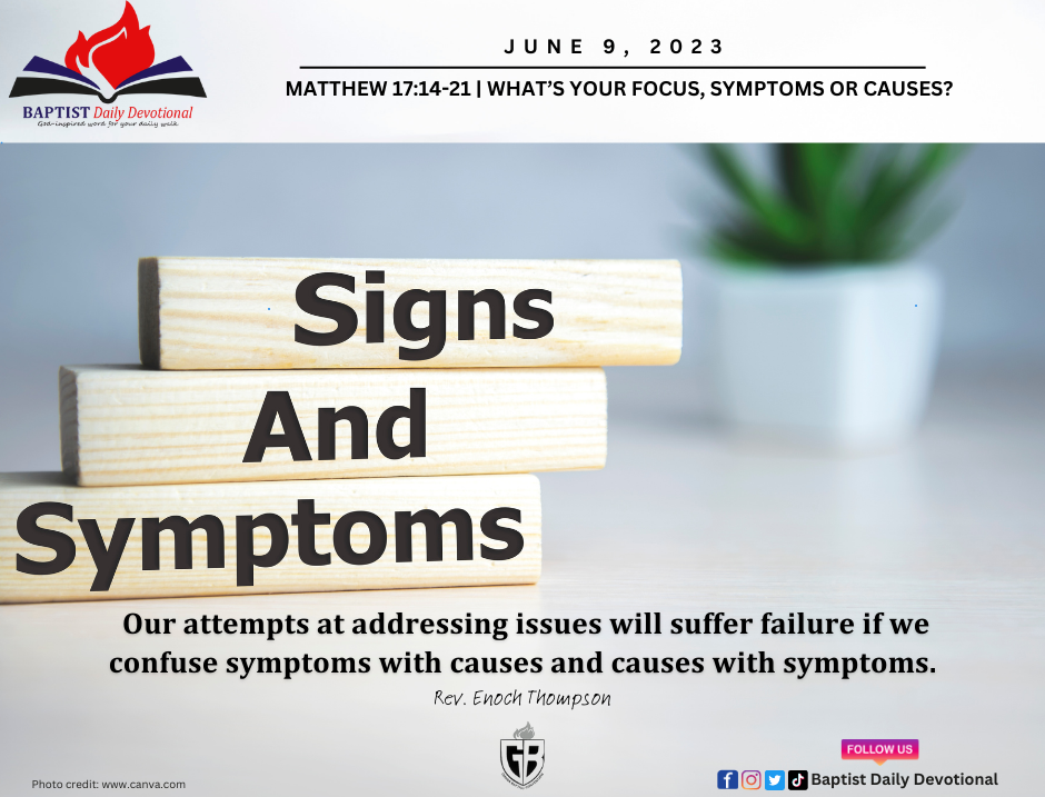 What's your focus, symptoms or causes?