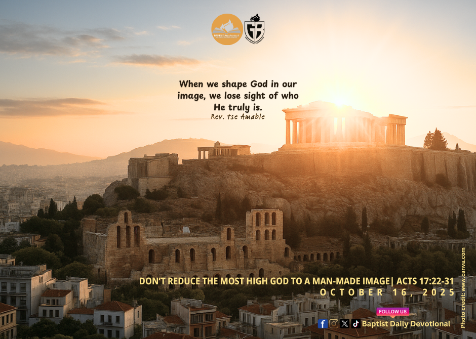 Don't Reduce the Most High God to a Man-Made Image
