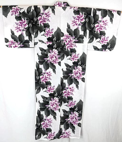 Grey & White Yukata | Ohio Kimono