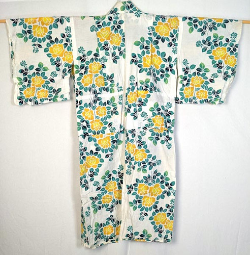 Yellow & White Yukata | Ohio Kimono