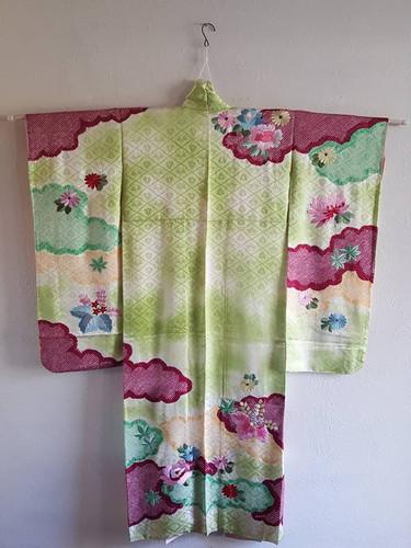 Green Furisode | Ohio Kimono
