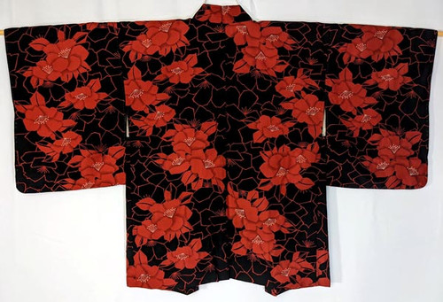 Red & Black Haori | Ohio Kimono