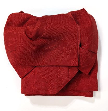Bold Red Tsuke Obi | Ohio Kimono