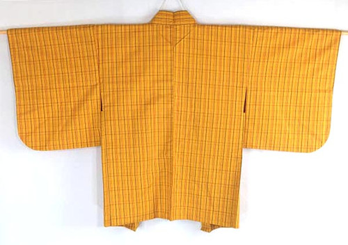 Sunflower Yellow & Red Haori | Ohio Kimono