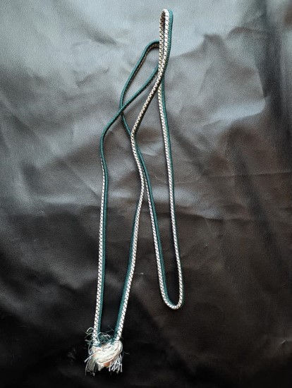 Dark Green & White Obijime | Ohio Kimono