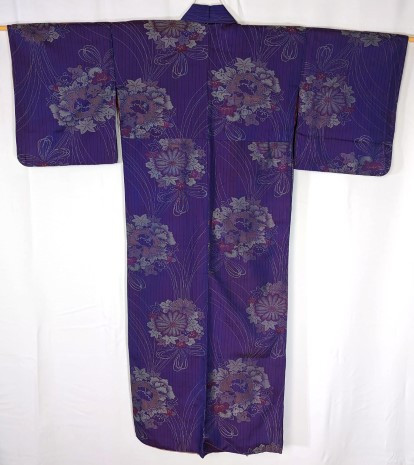 Purple & White Japanese Kimono | Ohio Kimono