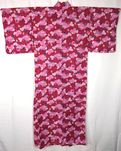 Baby Pink & Hot Pink Yukata | Ohio Kimono