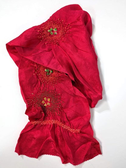 Hot Pink & Green Obiage | Ohio Kimono