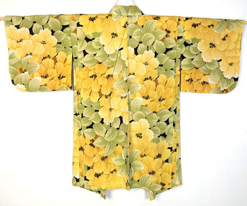Sunshine Yellow & Pale Green Haori | Ohio Kimono