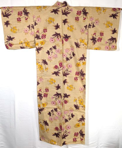 Peach & Yellow Yukata | Ohio Kimono