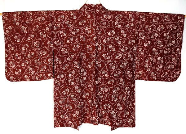 Rustic Red & White Haori | Ohio Kimono