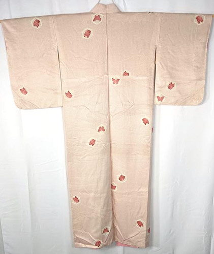 Off-White & Rosey Pink Japanese Kimono | Ohio Kimono