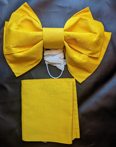 Bold Yellow Tsuke Obi | Ohio Kimono
