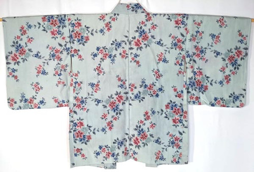 Pale Blue & Pink Haori | Ohio Kimono