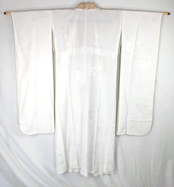 White & Gold Furisode Juban | Ohio Kimono