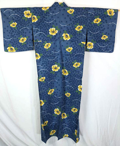Cornsilk Blue & Spring Yellow Yukata | Ohio Kimono