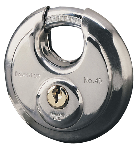 Disk Padlock With Closed Shackle | Capstan Security
