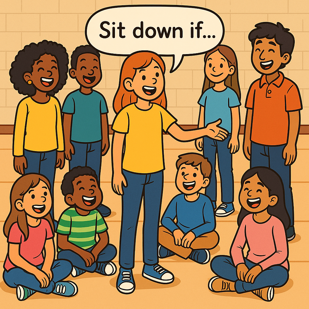 Sit down if