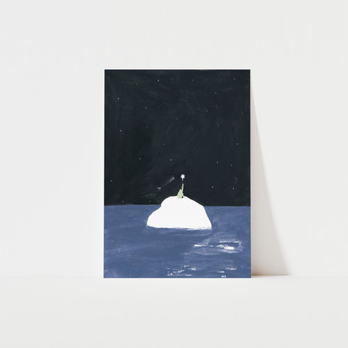 North Star Print | Little Black Cat