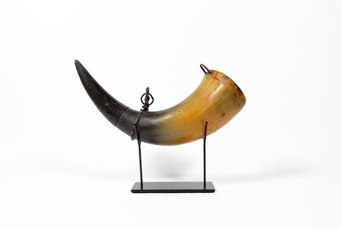 Large Antique Hmong Powderhorn | Kub Tshuaj | Neng Now