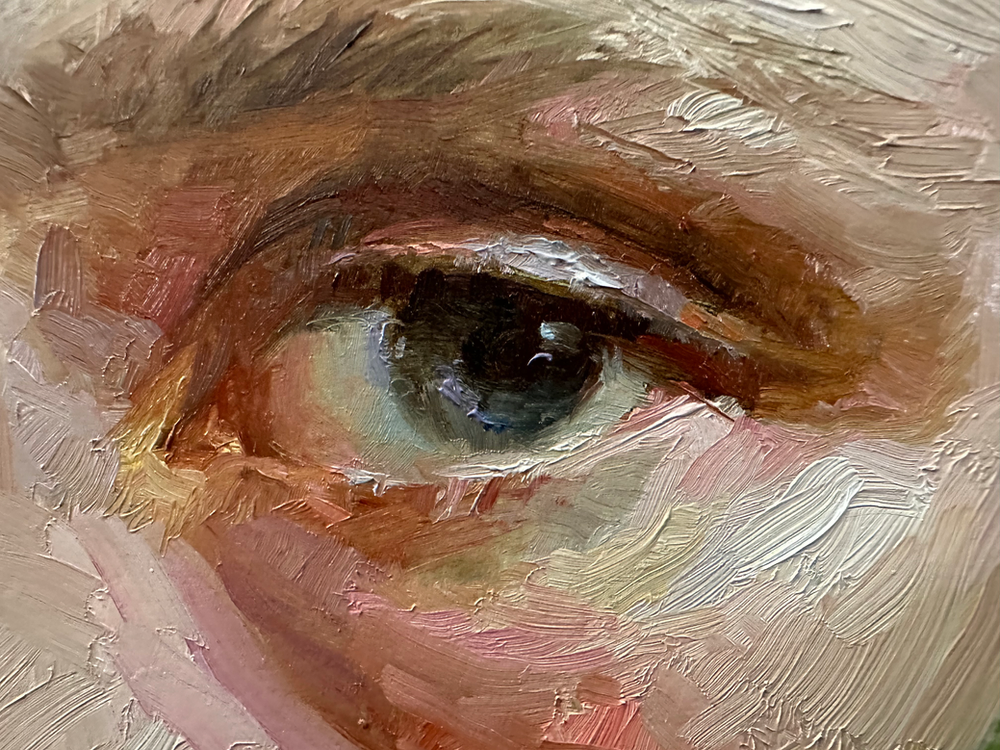Painting of an Eye/Edges | Regina Lyubovnaya