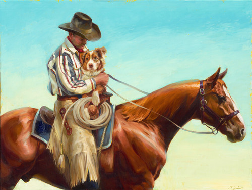 Cowboy and Dog | Regina Lyubovnaya