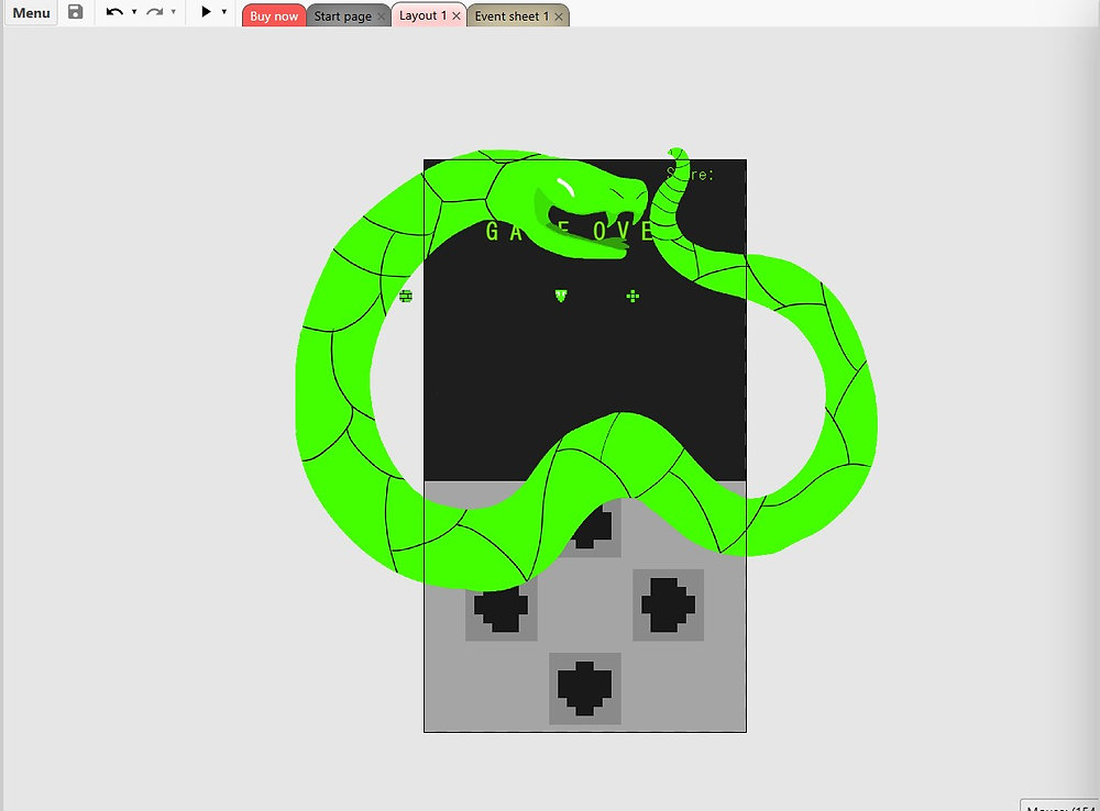 Snake Menu progress