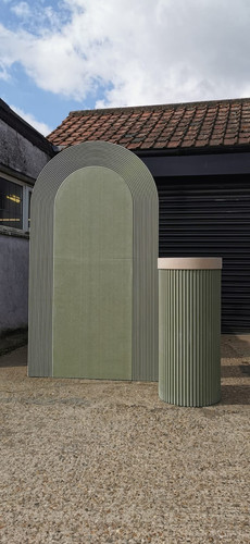 Rippled edge sailboard | Elegance Woodworking