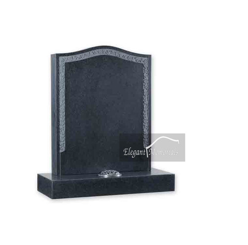 The Kingham Ogee Granite Headstone Britz Grey | Elegant Memorials