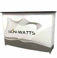 Fabric Pop up Reception Desk | fondgear