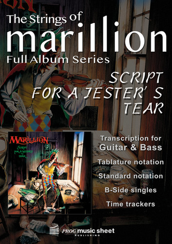 SCRIPT FOR A JESTER's TEAR | MARILLION Guitar & Bass Transcription Tab ...