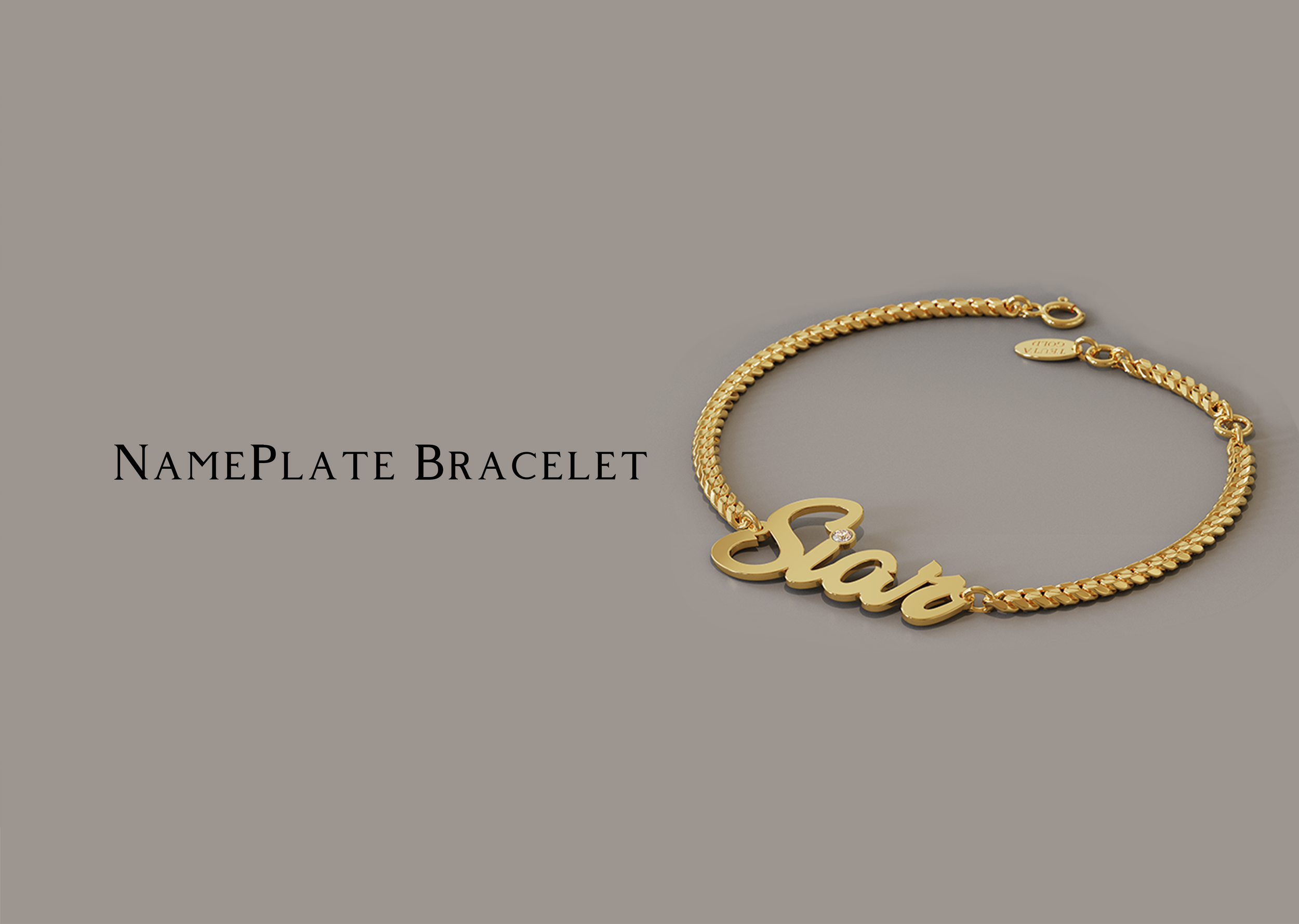 NamePlate Children Bracelets | TEUTA GOLD