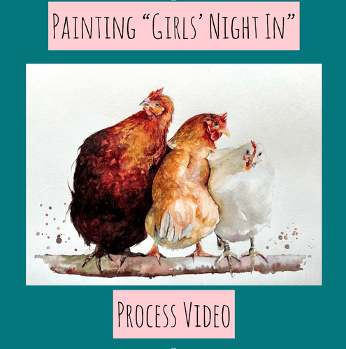 Girls Night In Process Video | Sarah Stokes Artist