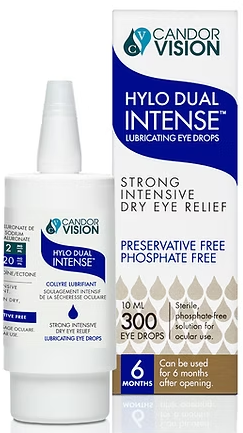 Candorvision Hylo Dual Intense Lubricating Eye Drops, 10mL | Zen Pharmacy
