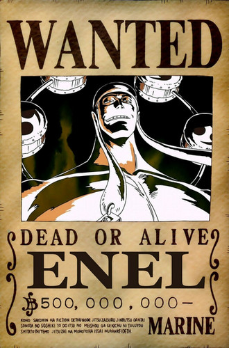 ENEL - Affiche wanted A3 | SLYJAPANIME