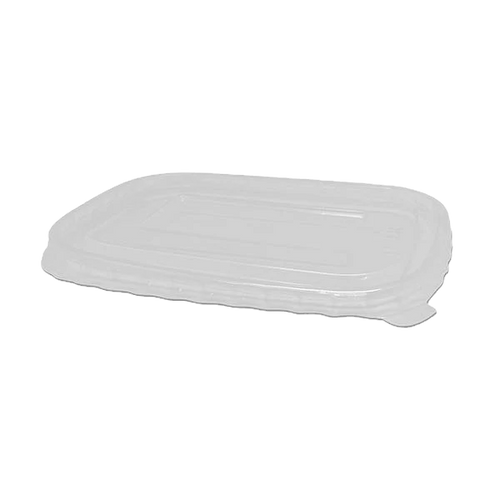 PET Rectangular Container Lids (Fits 500-1000ml) (300pcs/ctn) | Zenpacks