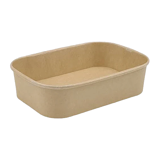 Rectangle Paper Container - 500ml (300pcs/ctn) | Zenpacks