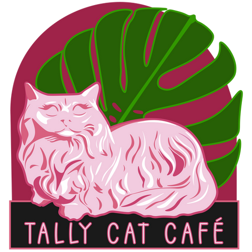 Tally Cat Cafe Sticker Tallycatcafe