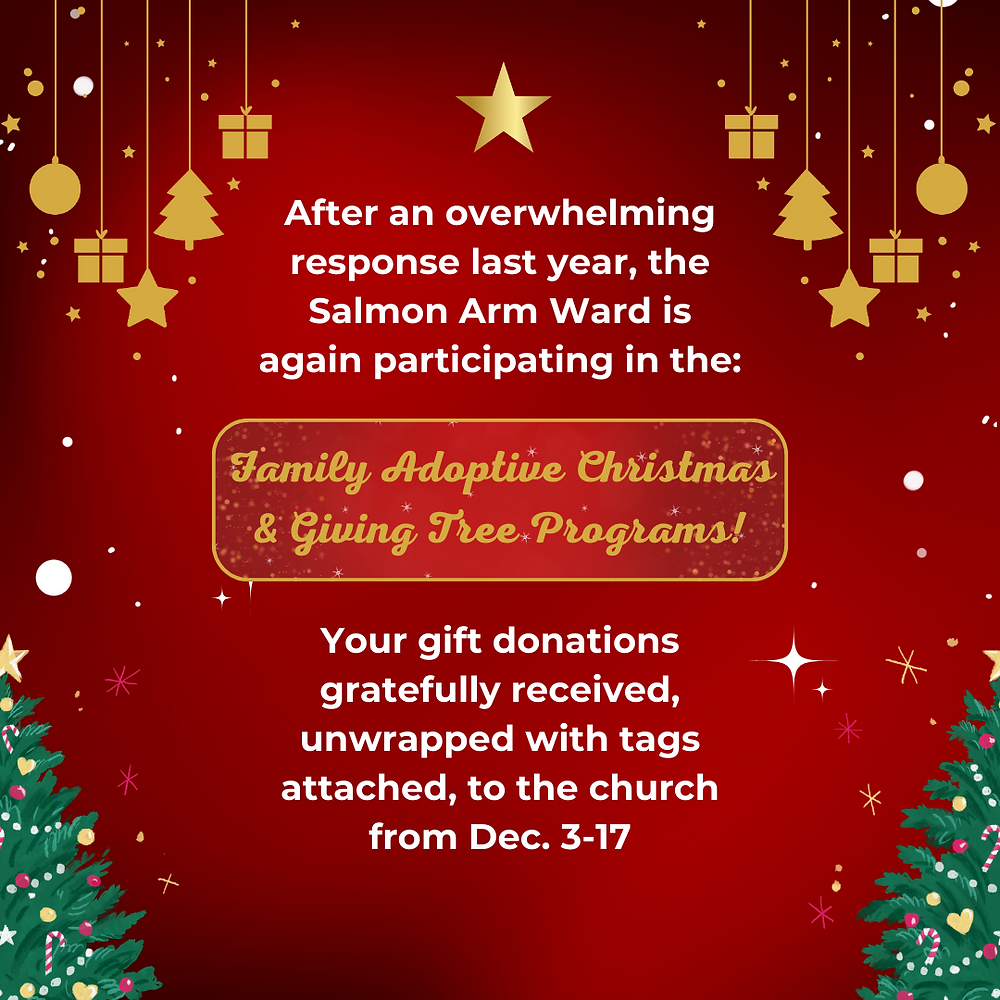 Giving Tree and Adopt a Family LTW