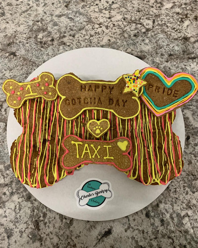 Large Bone Cake | Charlies Barkery