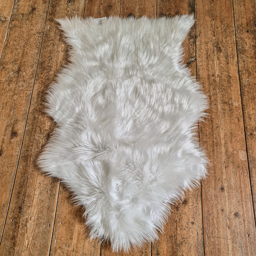 Faux sheep skin throw | Natural Hire Company