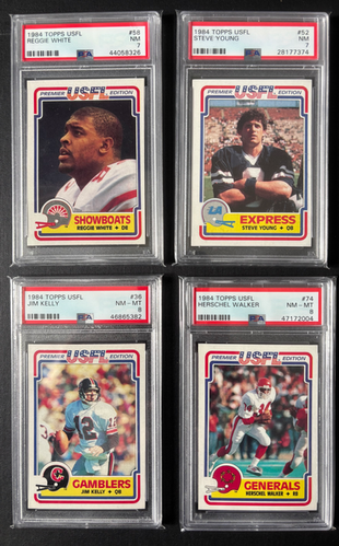 1984 Topps UFL complete set! 14 Graded cards! 4-10 PSA’s! | Liberty ...