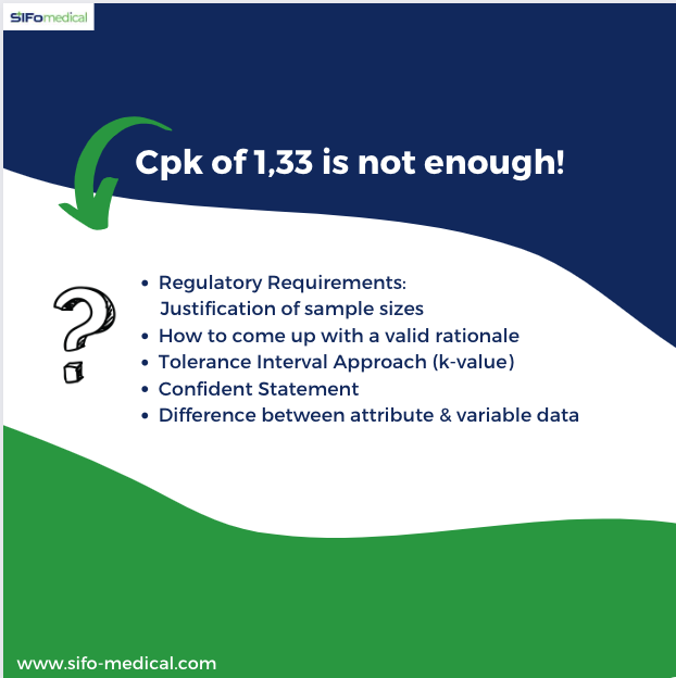 Cpk of 1,33 is not enough!