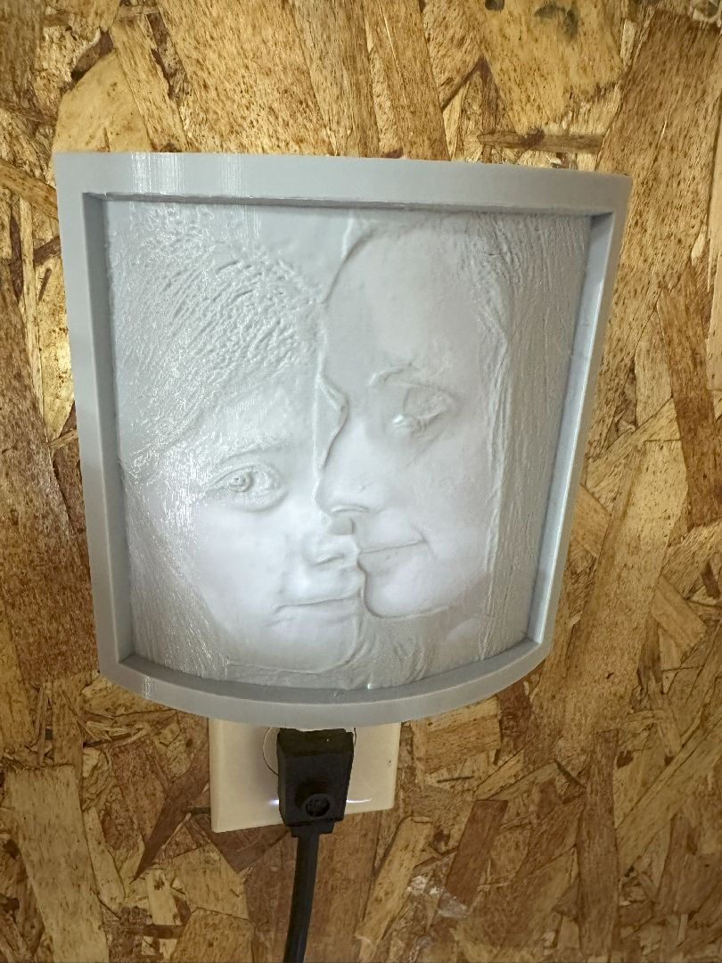 Lithophane Night Light | Kitsap 3D