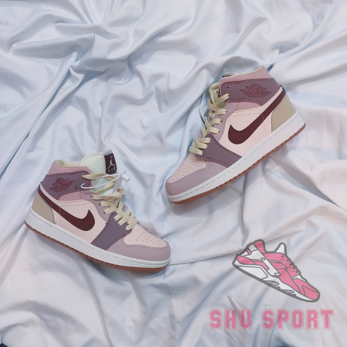 Air Jordan 1 - Mid Milk Tea | Shusportforyou