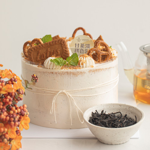 Roasted Oolong Tea Layered Chiffon | Vavacakes